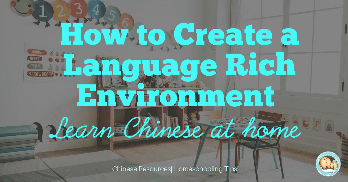 How to Create a Language-Rich Environment to Learn Chinese at Home ...